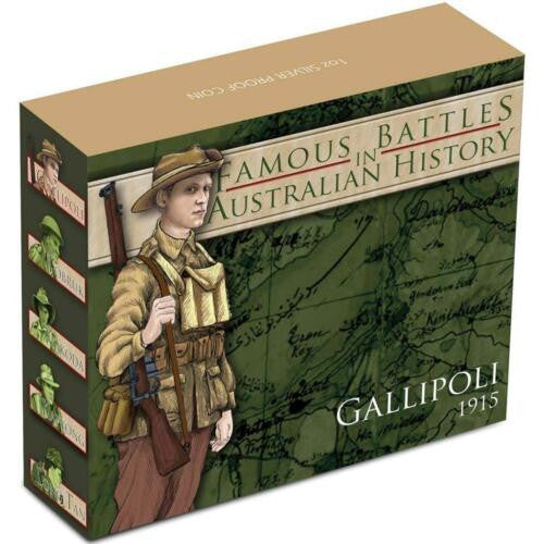2011 $1 Famous Battles In Australian History Gallipoli 1oz Silver Colo ...
