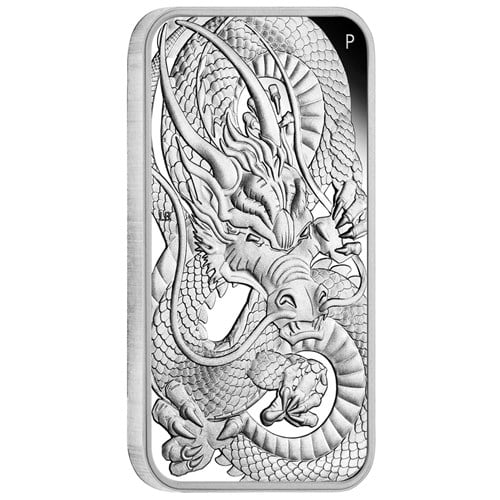 Dragon 2021 1oz Silver Proof Rectangular Coin – Thompsons Coins