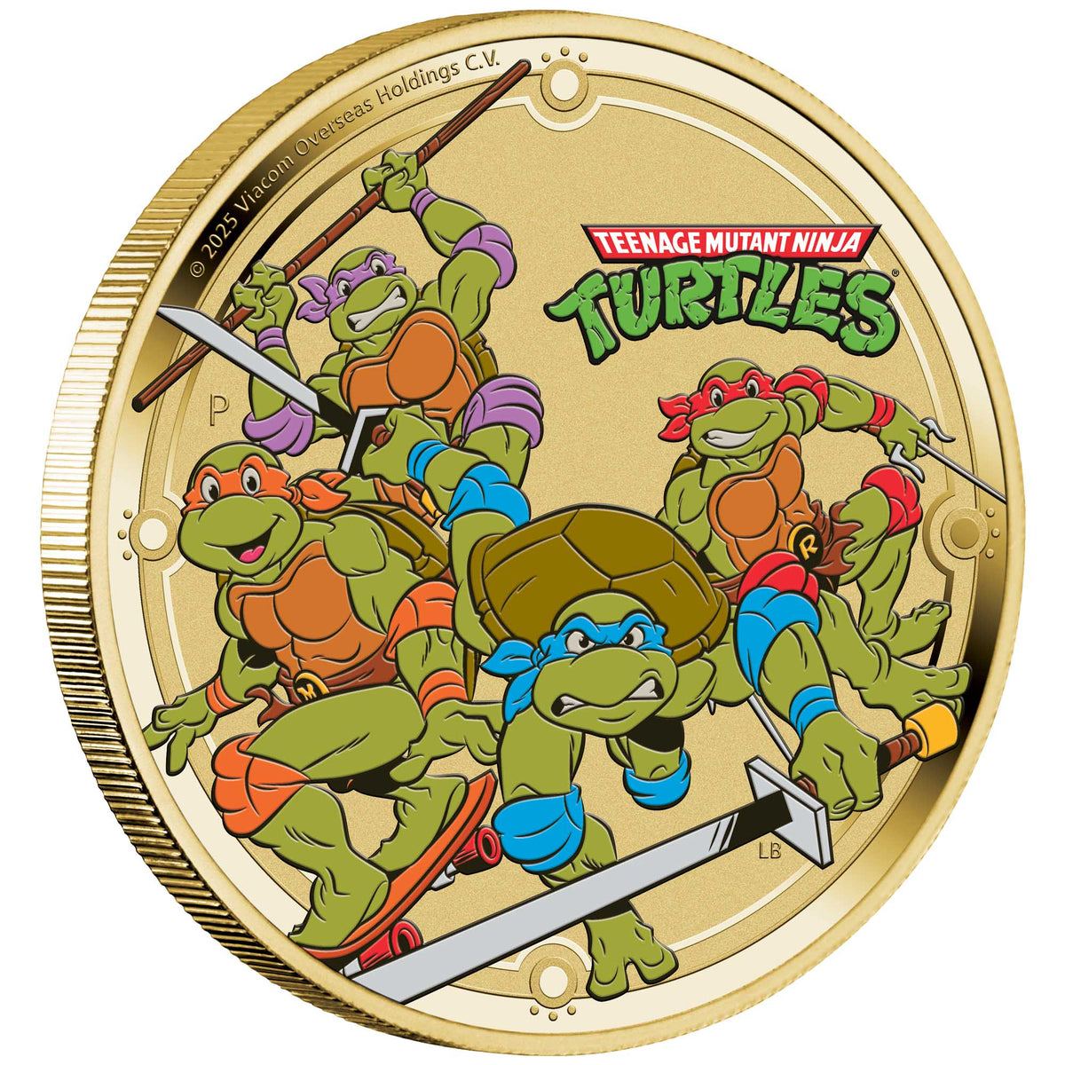Teenage Mutant Ninja Turtles 2025 Collector Coin in Card – Thompsons Coins