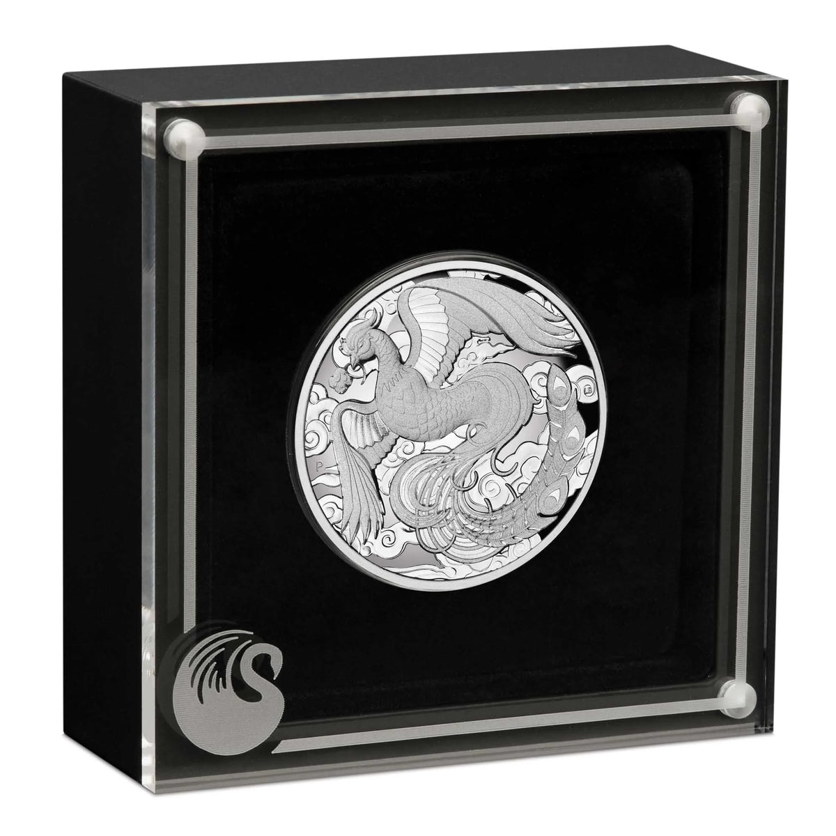 Chinese Myths and Legends Phoenix 2022 2oz Silver Proof High Relief Co ...