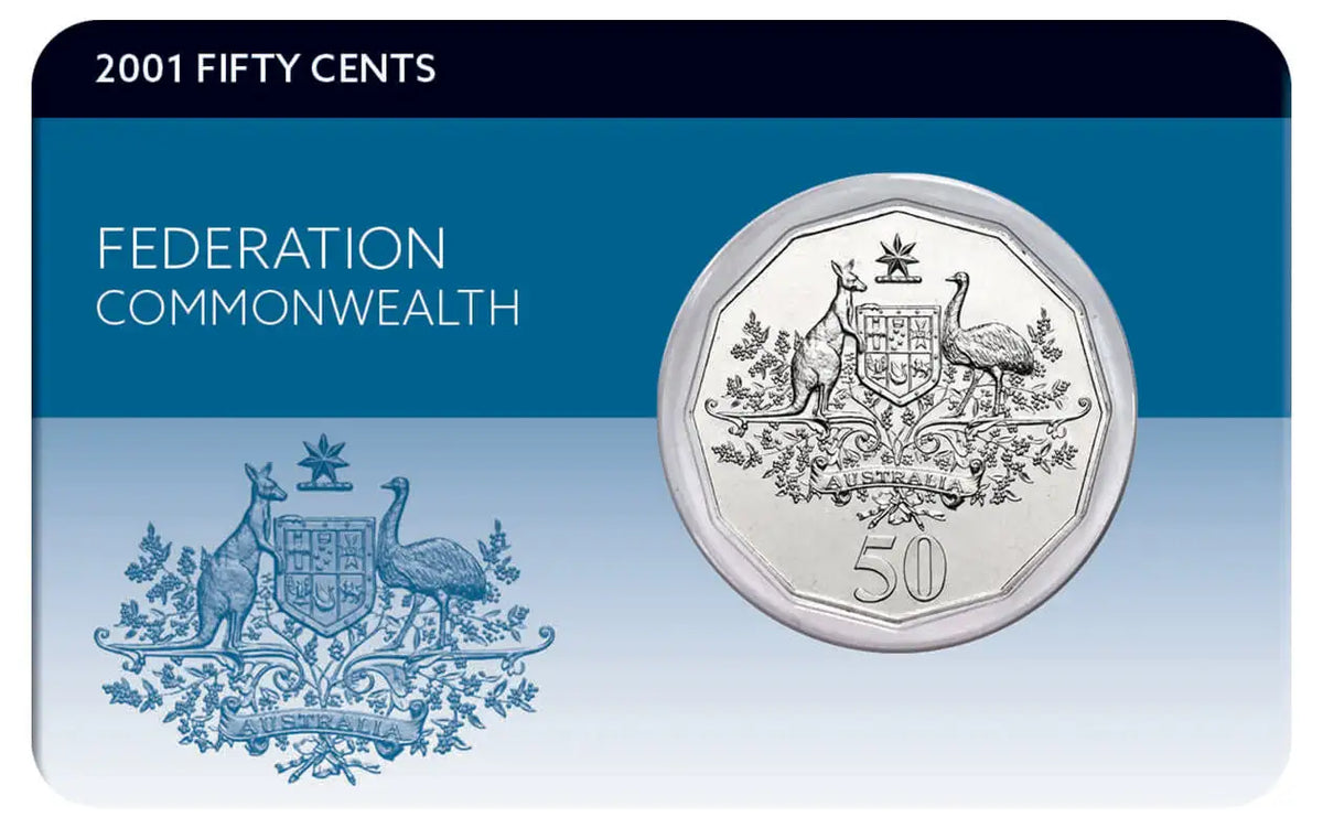 Centenary of Federation 2001 50c Cu-Ni Coin Pack – Thompsons Coins