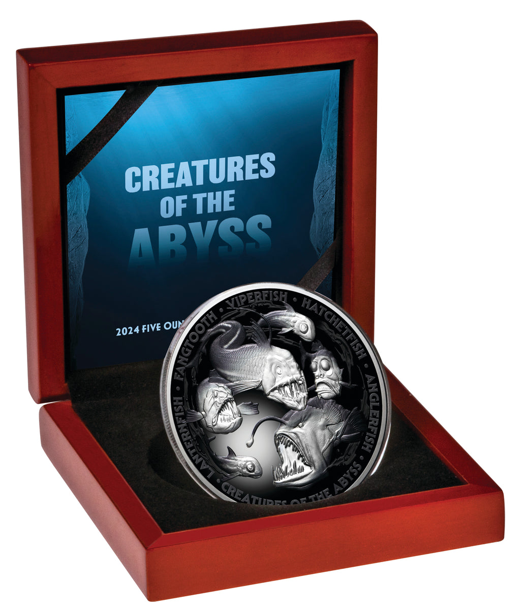 2024 $10 Creatures of the Abyss 5oz Silver Proof – Thompsons Coins