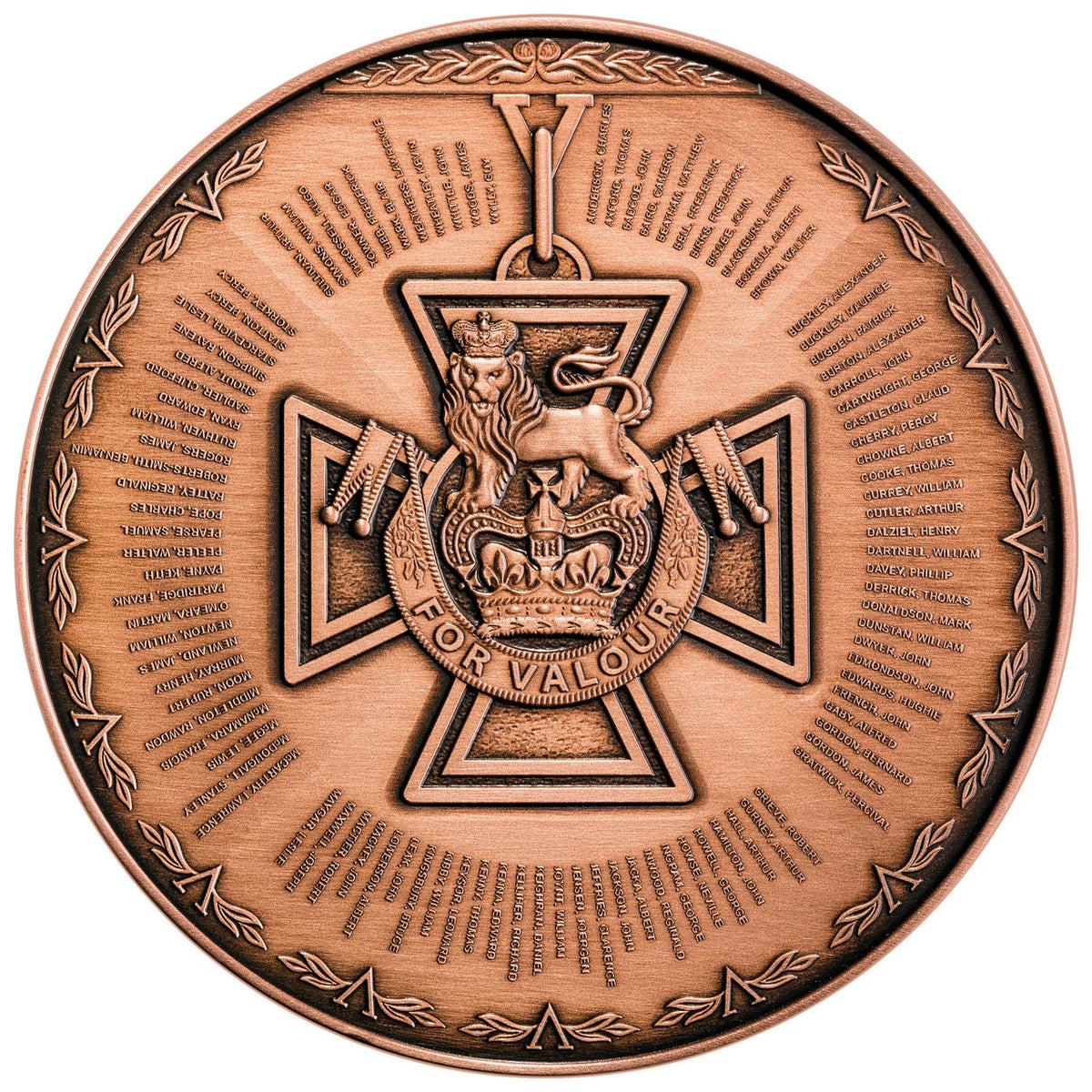 2014 $10 For Valour A History of The Victoria Cross Copper Antique Coi ...