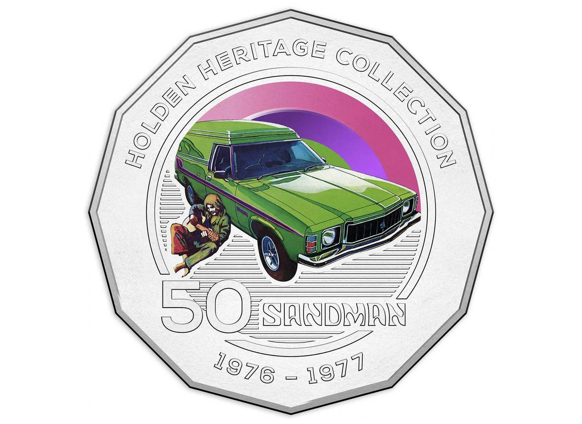 2016 50c Holden Heritage HX Sandman Coin in Card – Thompsons Coins