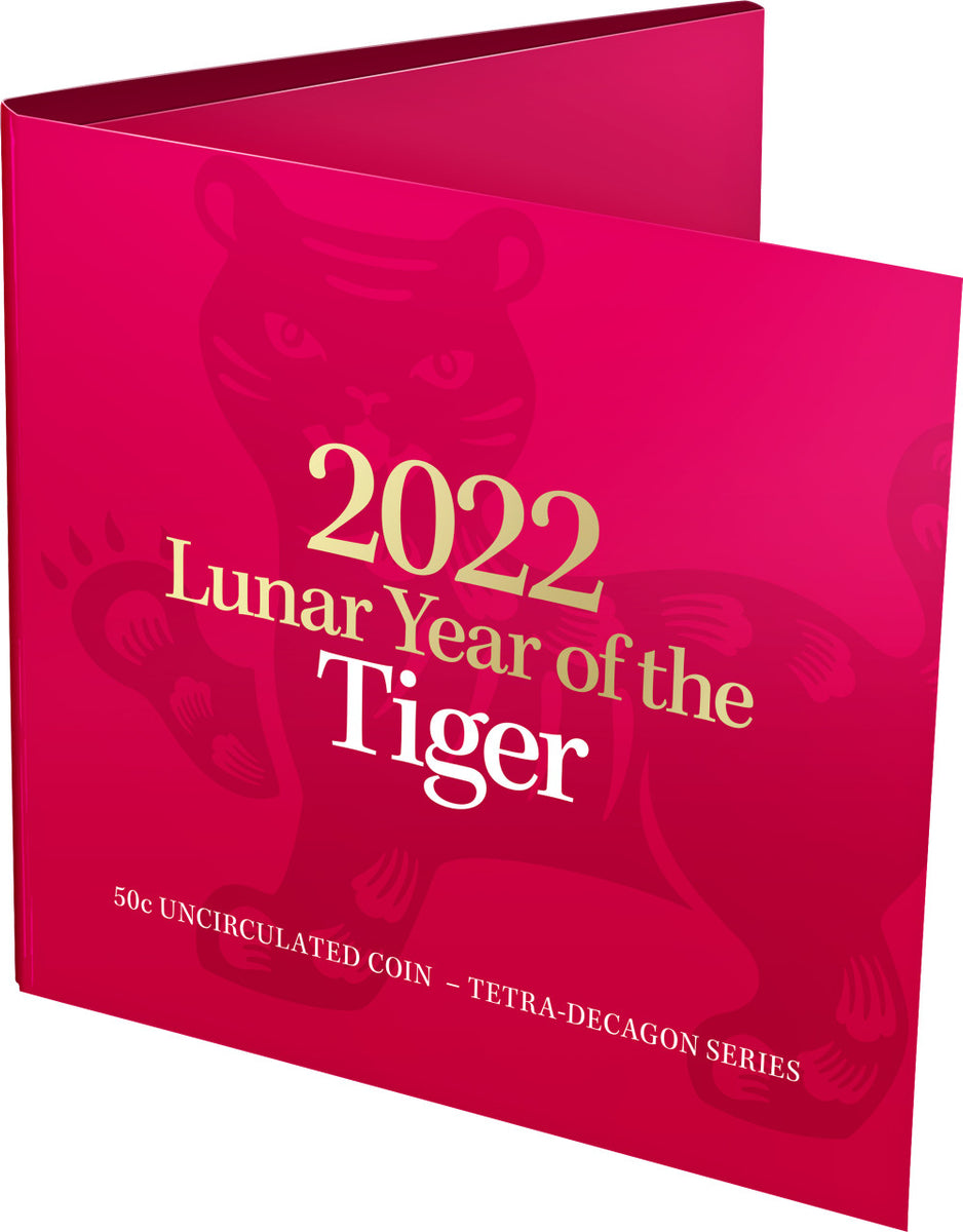 2022 50c Tetra Decagon Year of The Tiger Uncirculated Coin – Thompsons ...