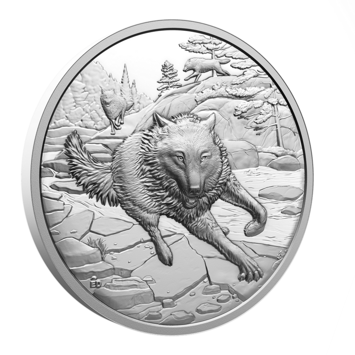 Canada 2025 $20 Ultra-High Relief Fine Silver Coin - Great Hunters: Gr ...