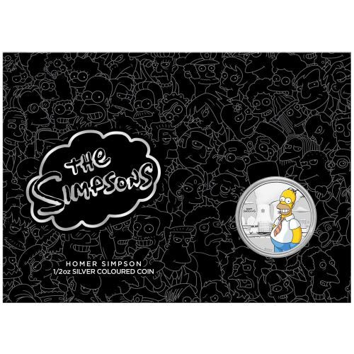 2020 The Simpsons Homer 1/2oz Silver Coloured Coin – Thompsons Coins