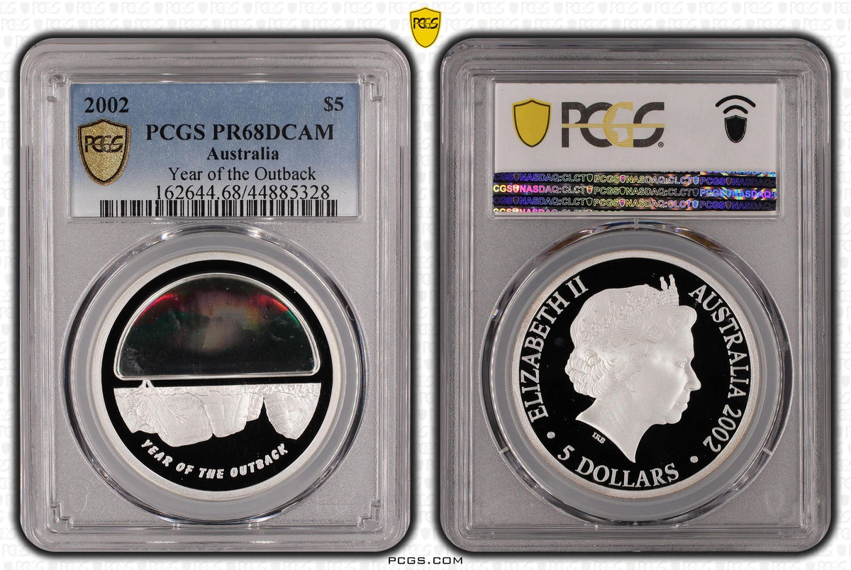 2002 Year of the Outback 1oz Silver Proof Finale Coin PR68DCAM ...