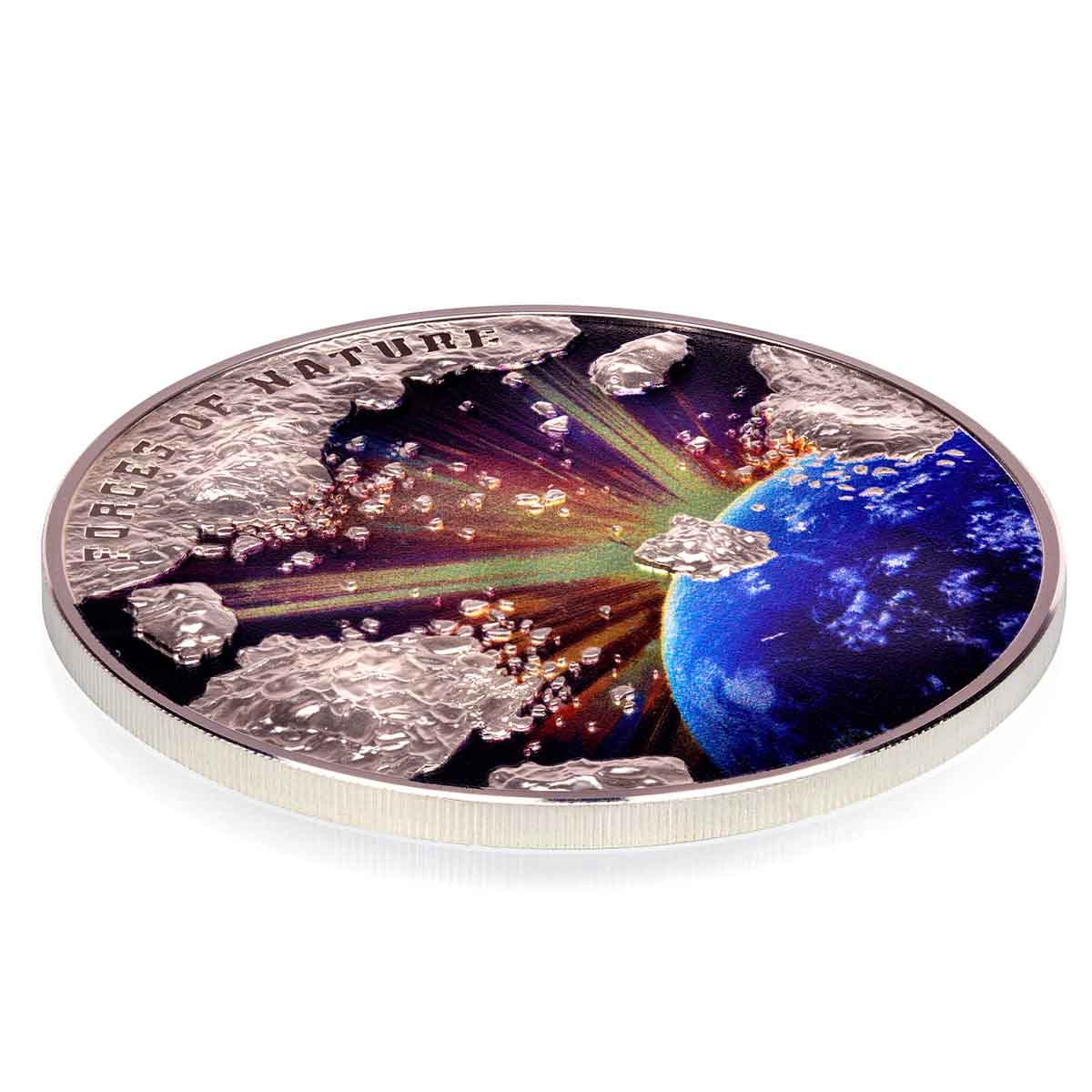 Forces of Nature 2023 $5 Meteorite Ultra High Relief 2oz Silver Proof ...