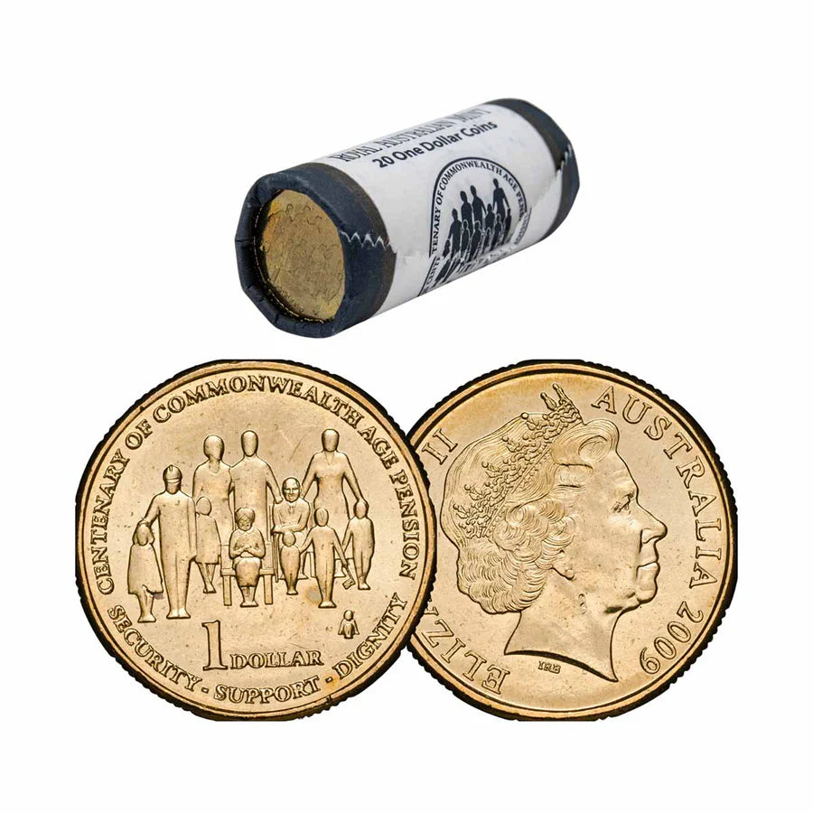 2009 $1 Age Pension Centenary RAM Roll H/T – Thompsons Coins