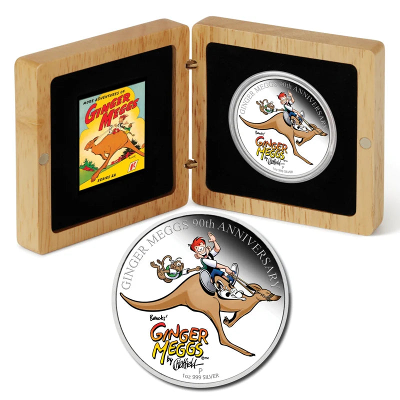 2011 Ginger Meggs 1oz Silver Coloured Proof Coin – Thompsons Coins