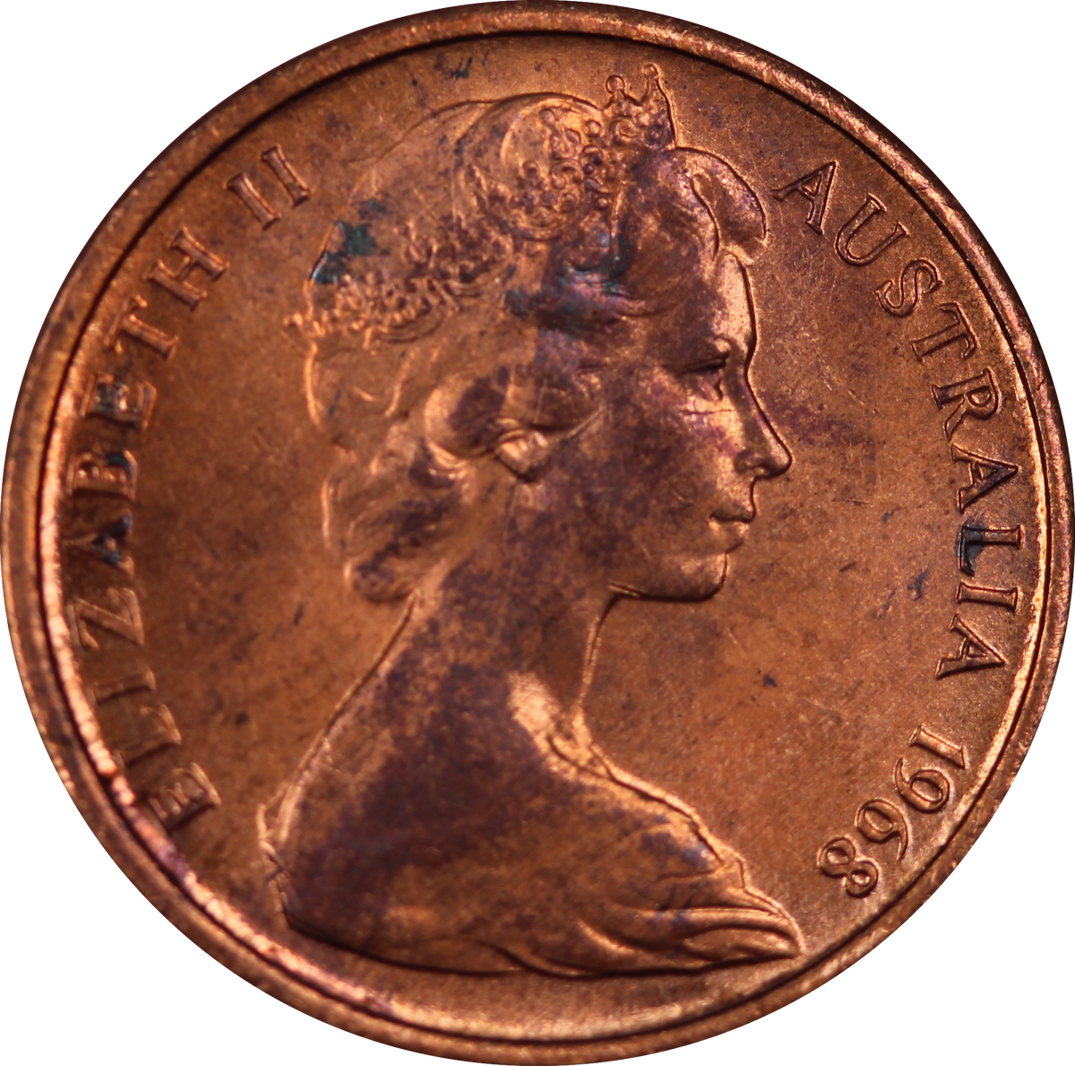 1968 1 Cent Coin Uncirculated – Thompsons Coins
