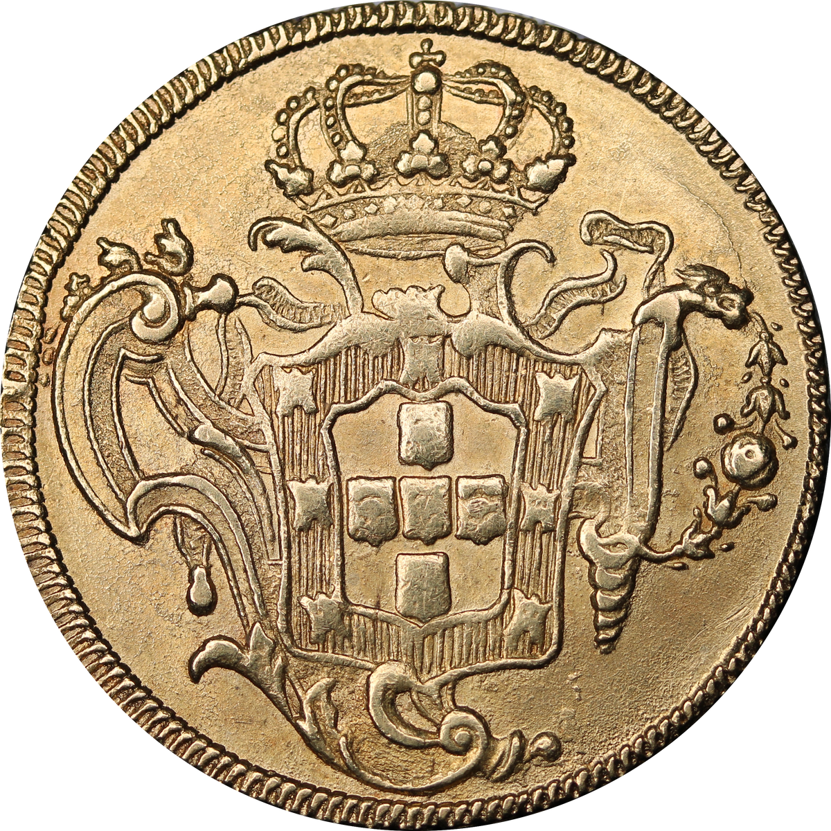 1769 Brazil Joseph I Gold Half Johanna 6400 Reis EF – Thompsons Coins