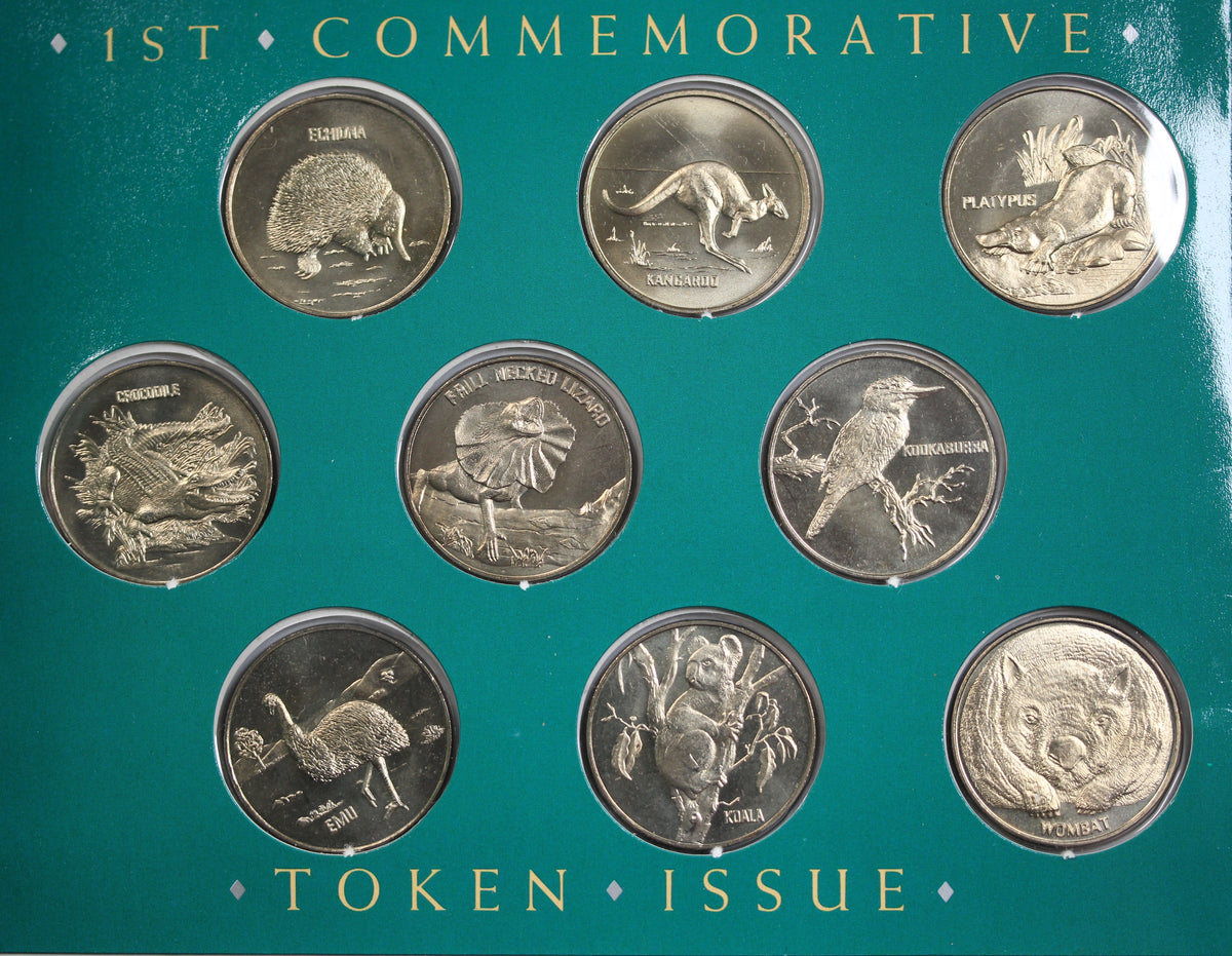 1988 Australia First Commemorative Token Issue Folder – Thompsons Coins