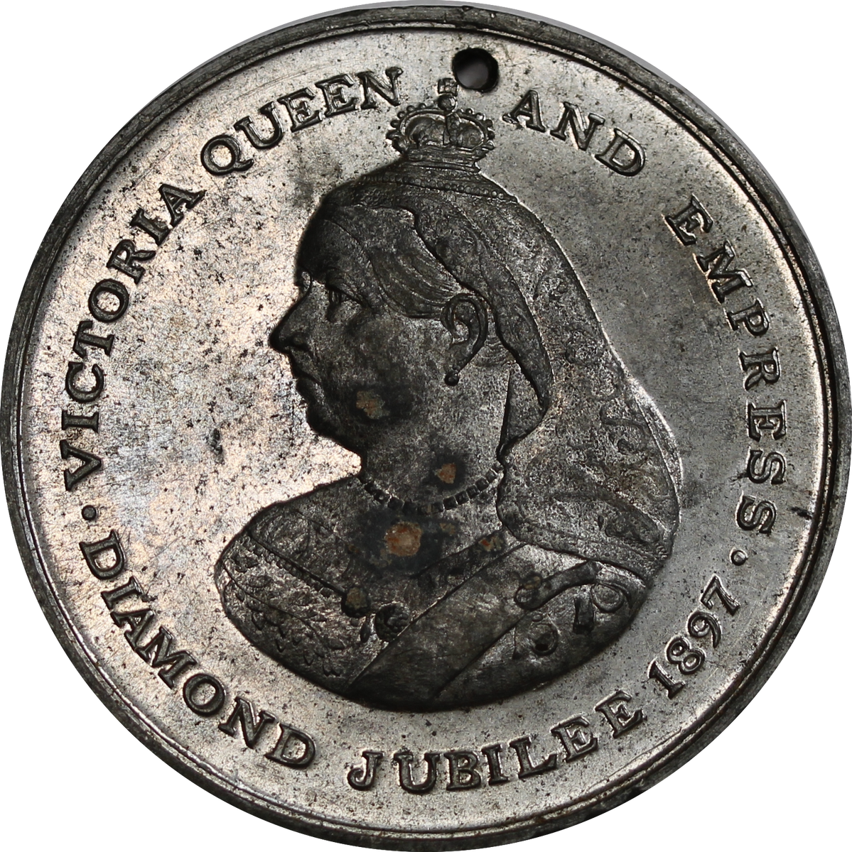 British Empire 1837-1897 Queen Victoria Diamond Jubilee Medal ...