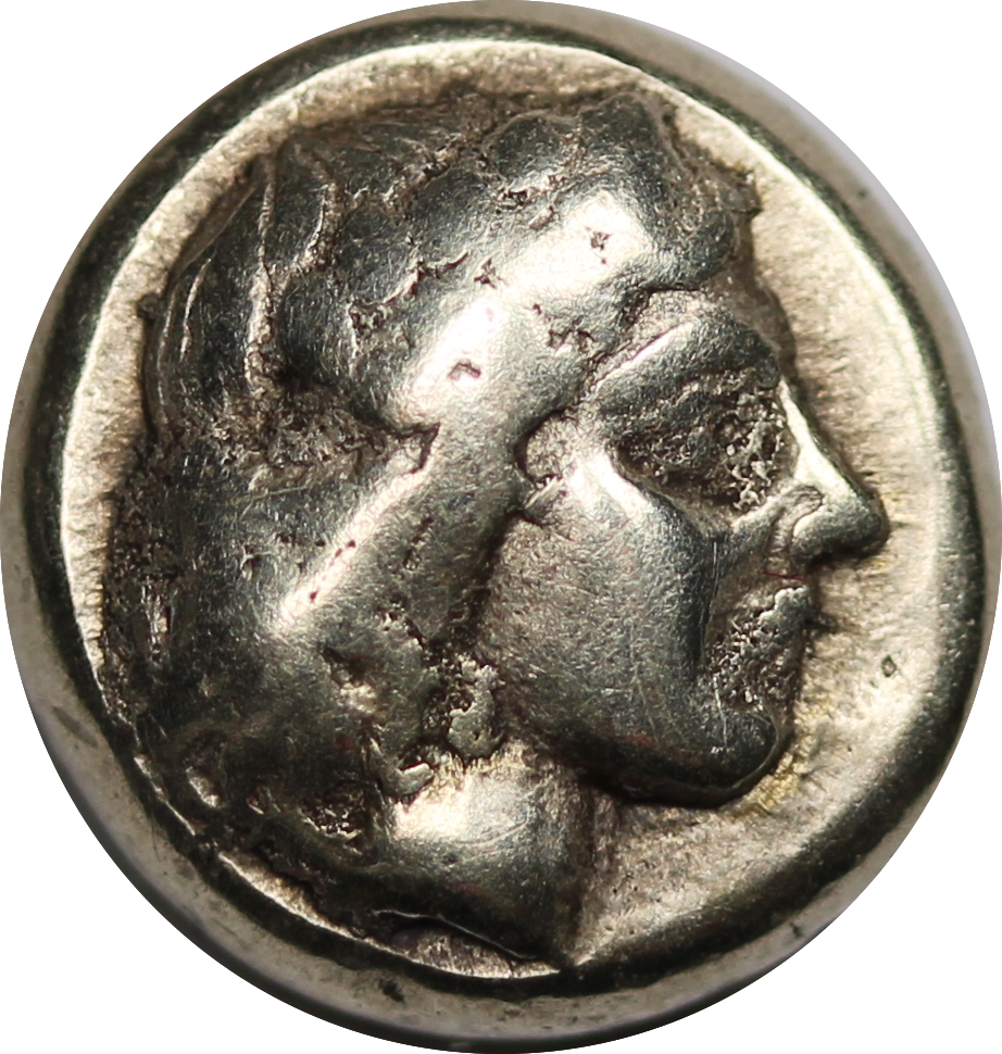 Greek Electrum 1/6th Stater Lesbos, Mytilene c. 412-378BC VF ...