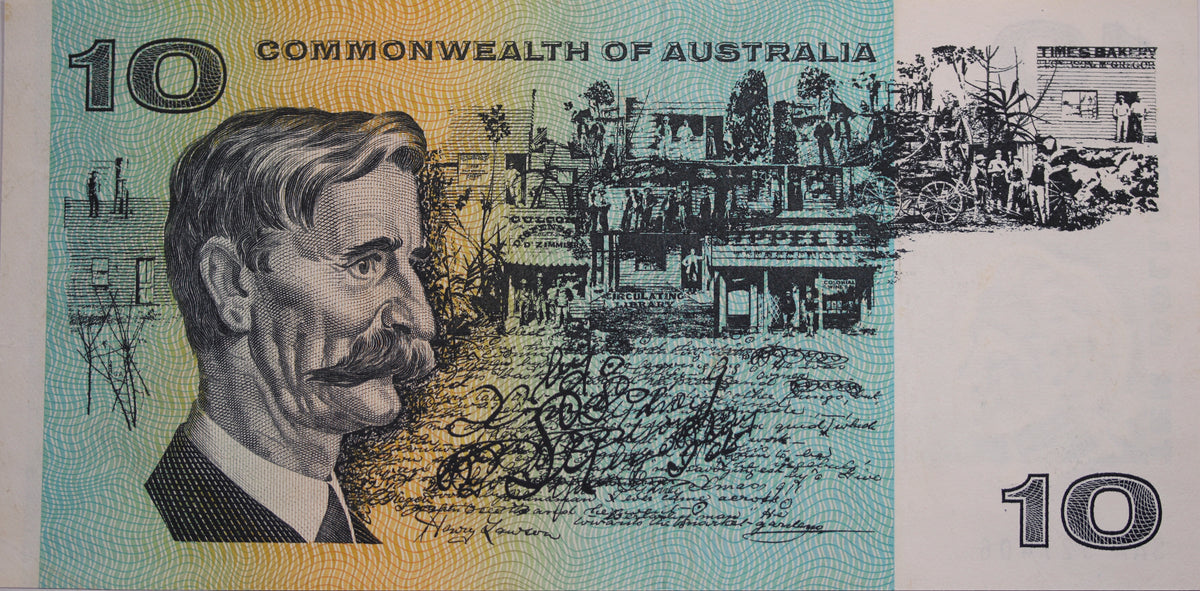 $10 1966 Coombs/Wilson First Prefix Banknote gEF/aUNC – Thompsons Coins