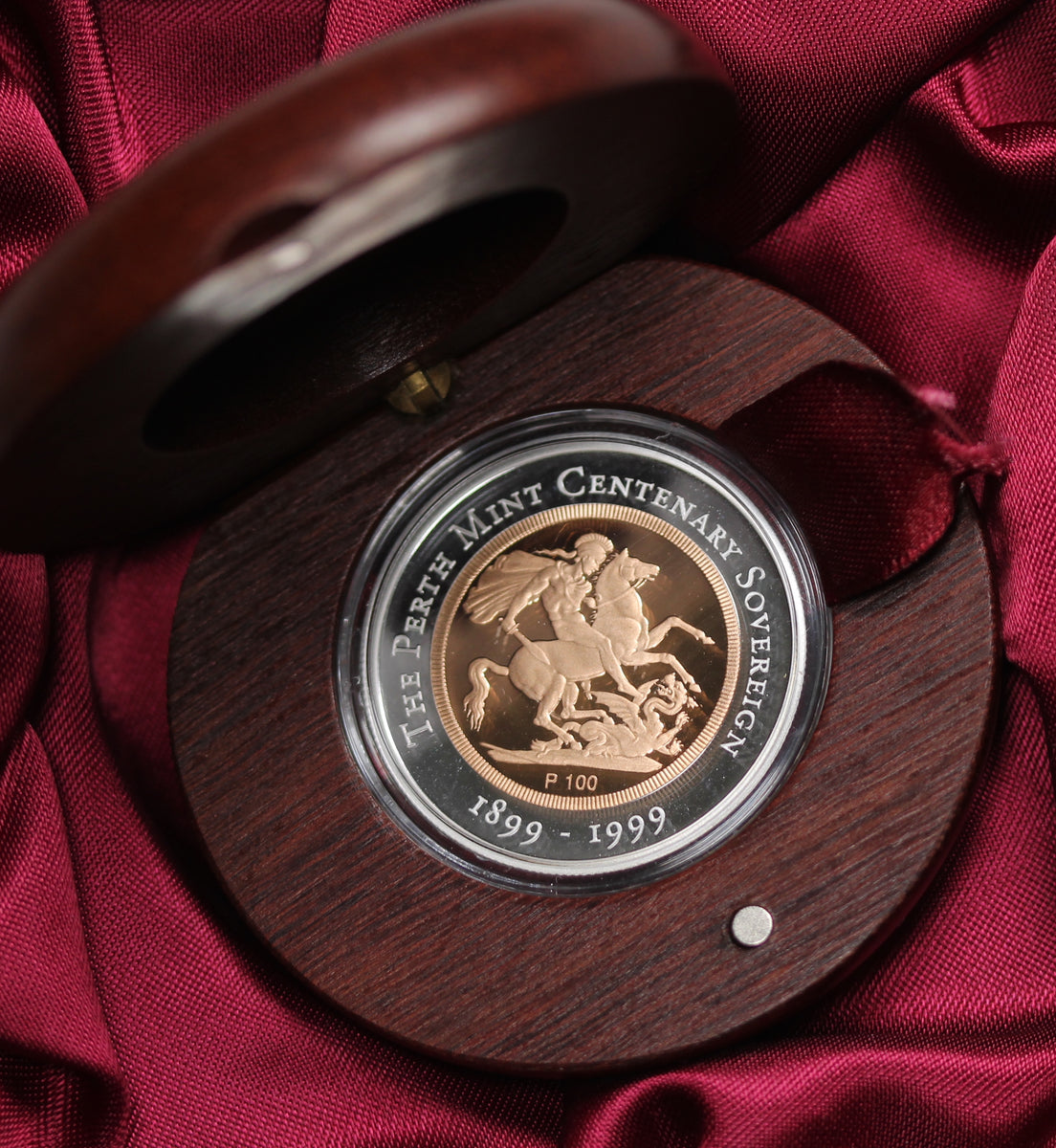 1999 Perth Mint Centenary Bi-Metal Sovereign Proof Coin – Thompsons Coins
