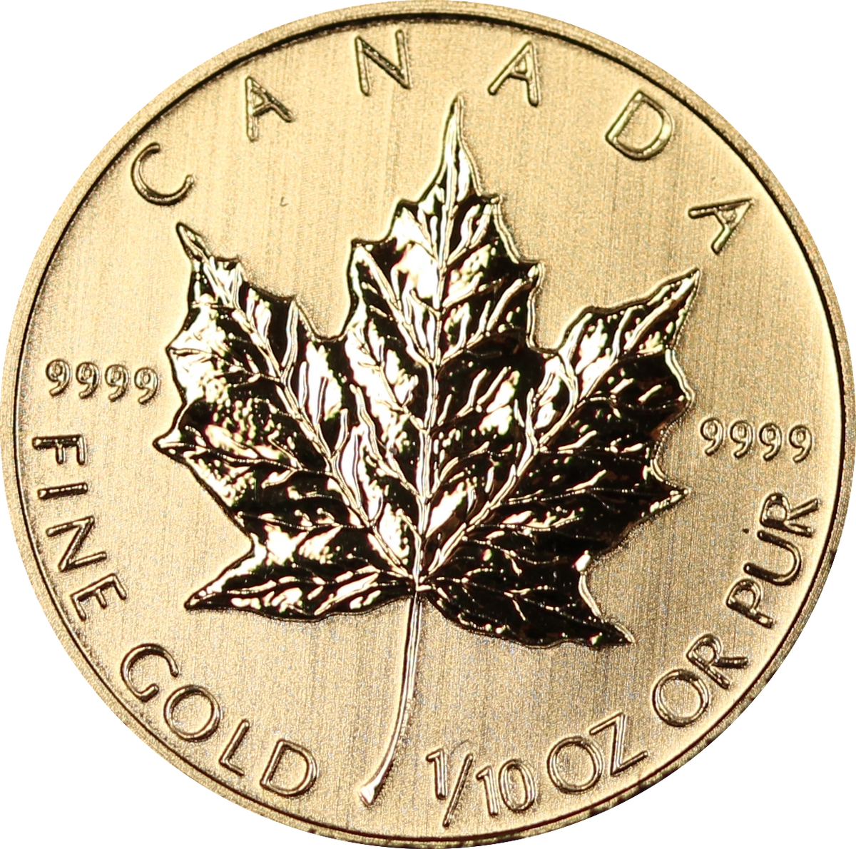 2011 Canada 1/10oz Gold Maple Leaf Coin – Thompsons Coins