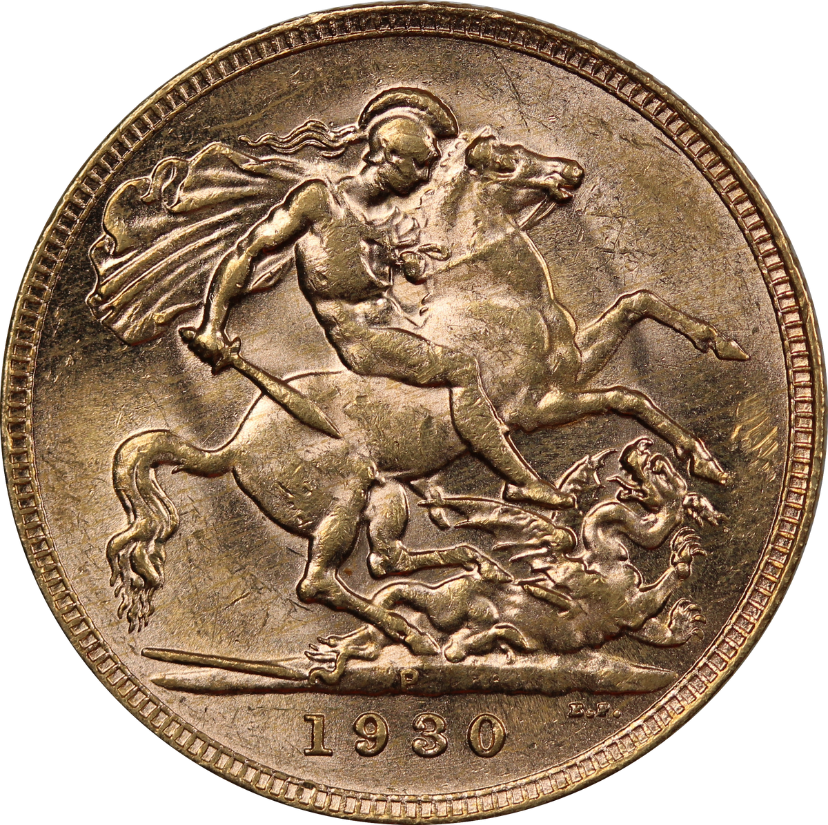 1930 Perth Mint Gold Sovereign EF – Thompsons Coins