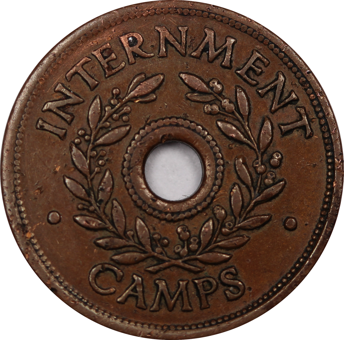 1943 One Shilling Internment Token Very Fine – Thompsons Coins