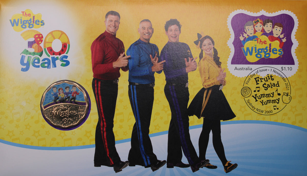 2021 30 Years of The Wiggles 30c PNC – Thompsons Coins