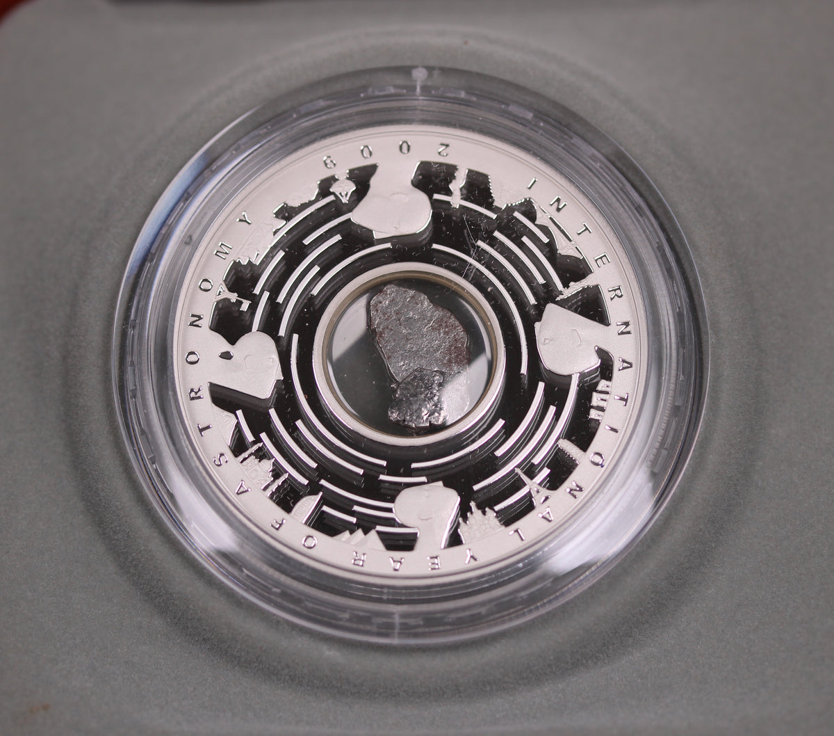 2009 International Year of Astronomy Meteorite Silver Proof Coin ...