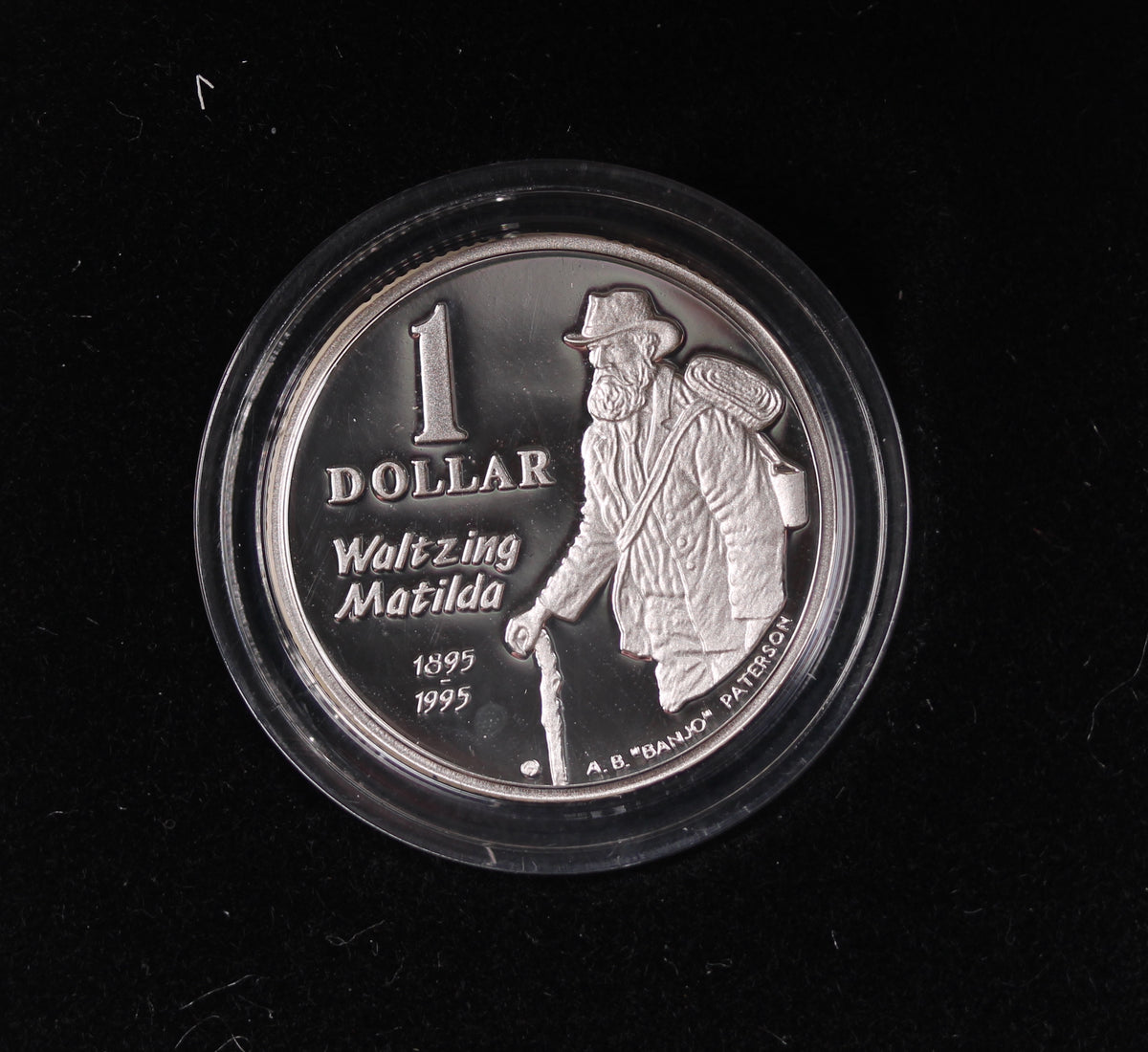 1995 Sterling Silver $1 Proof Waltzing Matilda Coin – Thompsons Coins