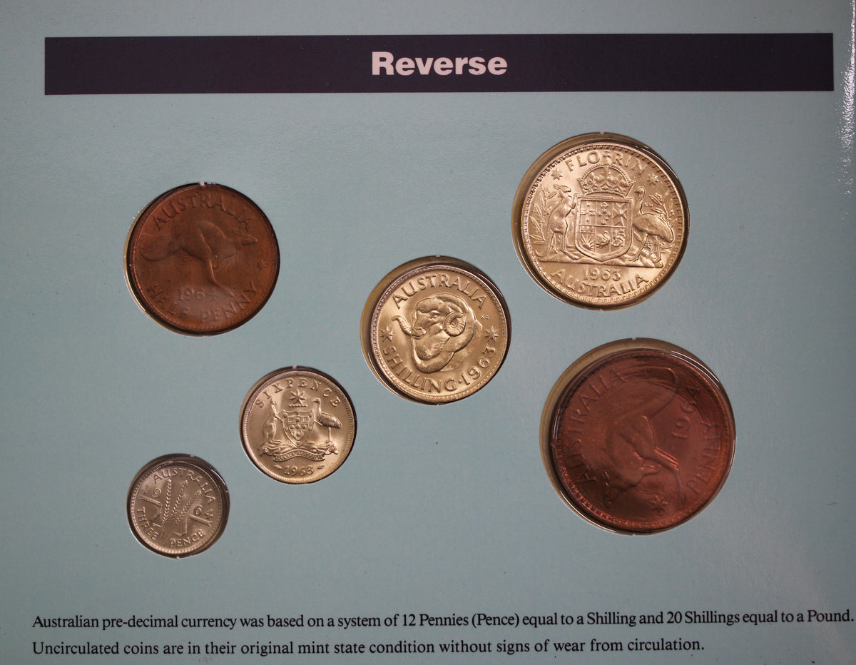 The Last Australian Pre-Decimal Coin Set Uncirculated – Thompsons Coins
