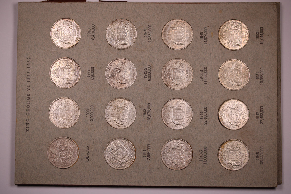 Florin Collection In Dansco Album Pages 1910-1963 (Complete Set ...