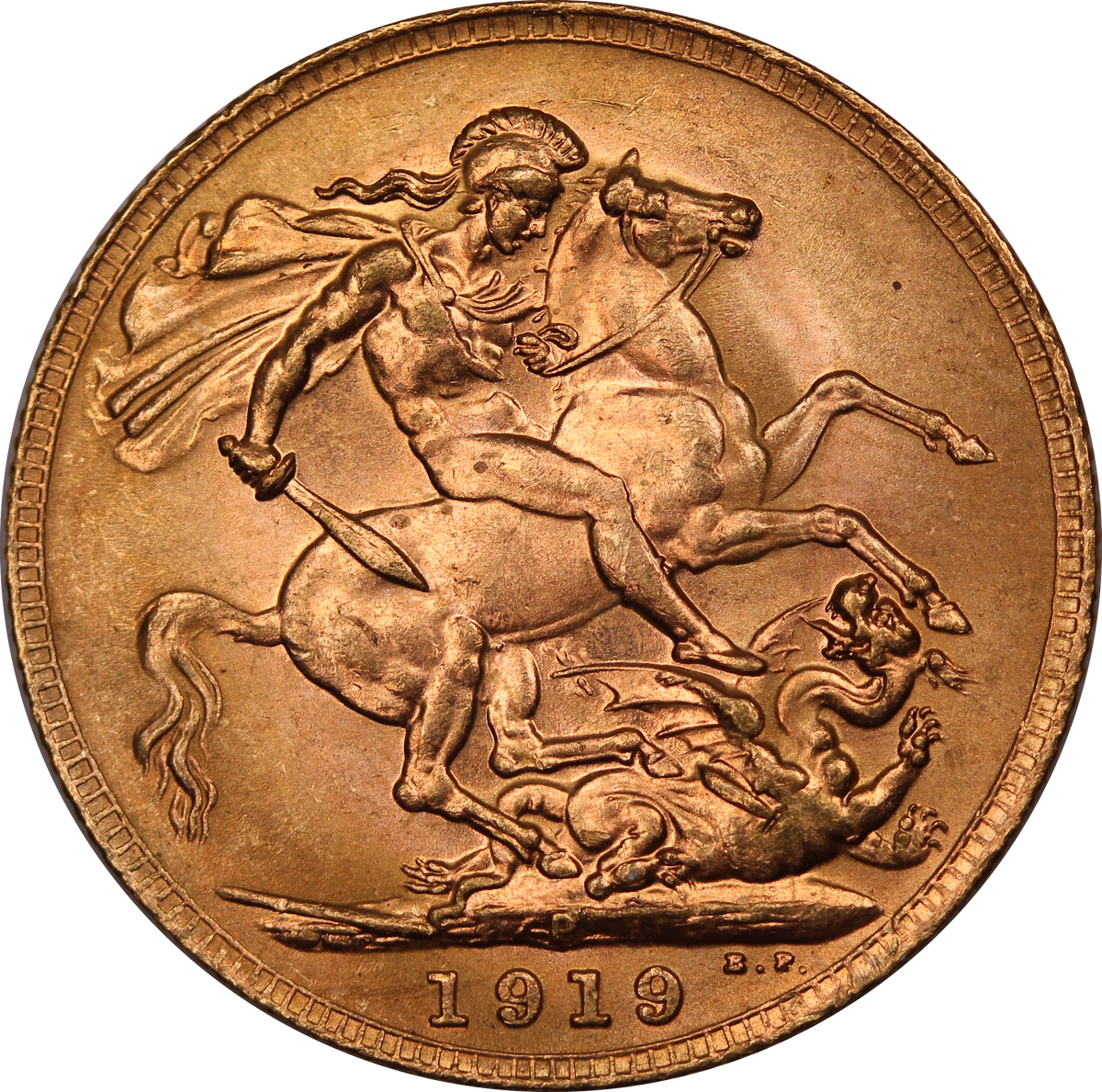 1919 Perth Mint Gold Sovereign gEF – Thompsons Coins