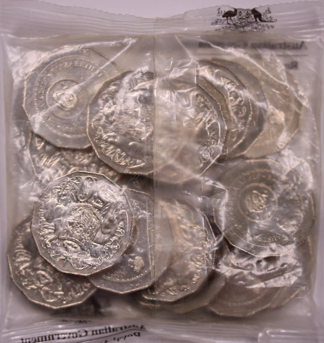 2016 50c Anniversary of Decimal Changeover RAM Bag (20 coins ...