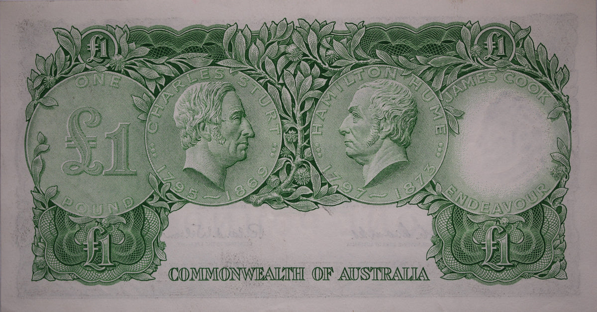 One Pound 1961 Coombs/Wilson Last Prefix aUNC – Thompsons Coins