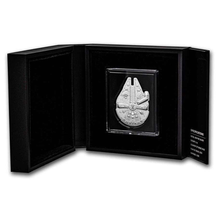 2023 Star Wars Millennium Falcon Shaped 2oz Silver Coin – Thompsons Coins