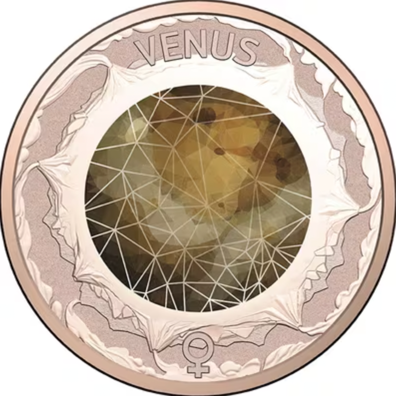 2017 Planetary 2 Cent Venus Individual Coin in Card – Thompsons Coins