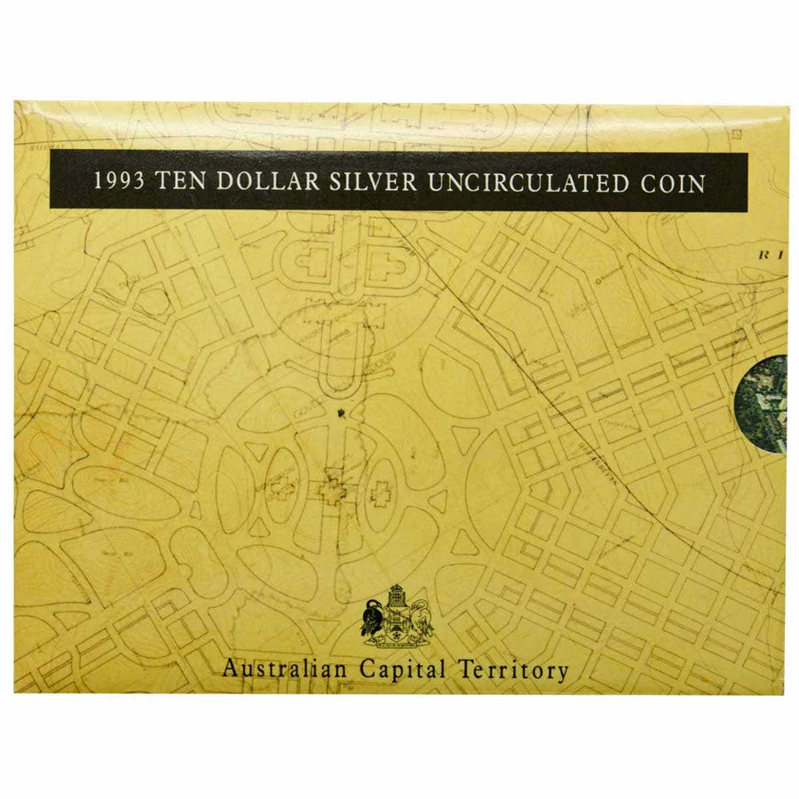 Australia 1993 $10 ACT Silver Uncirculated Coin – Thompsons Coins