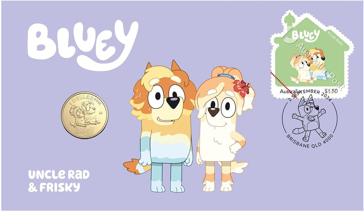 2024 $1 Bluey PNC - Uncle Rad and Frisky – Thompsons Coins