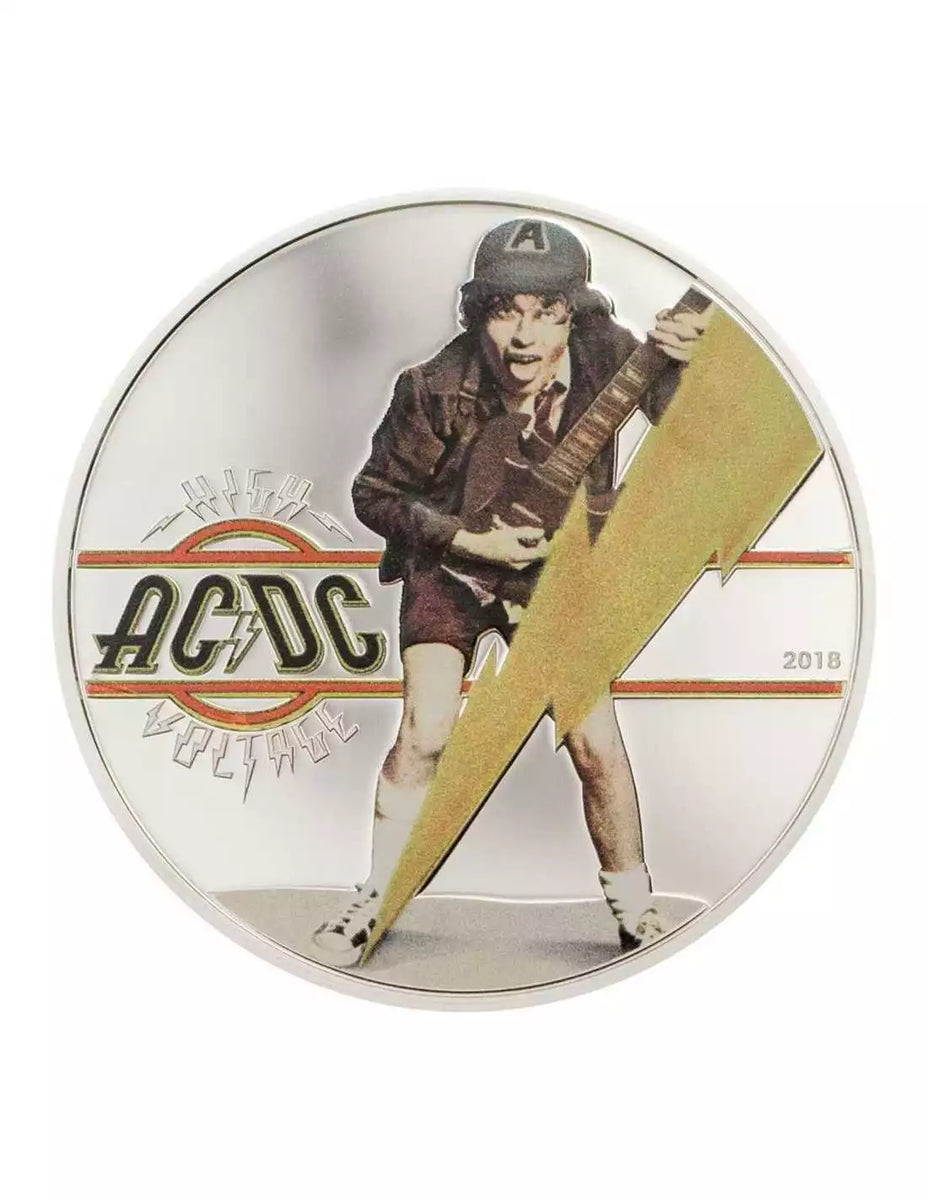 2018 AC/DC High Voltage 1/2oz Silver Proof Coin – Thompsons Coins