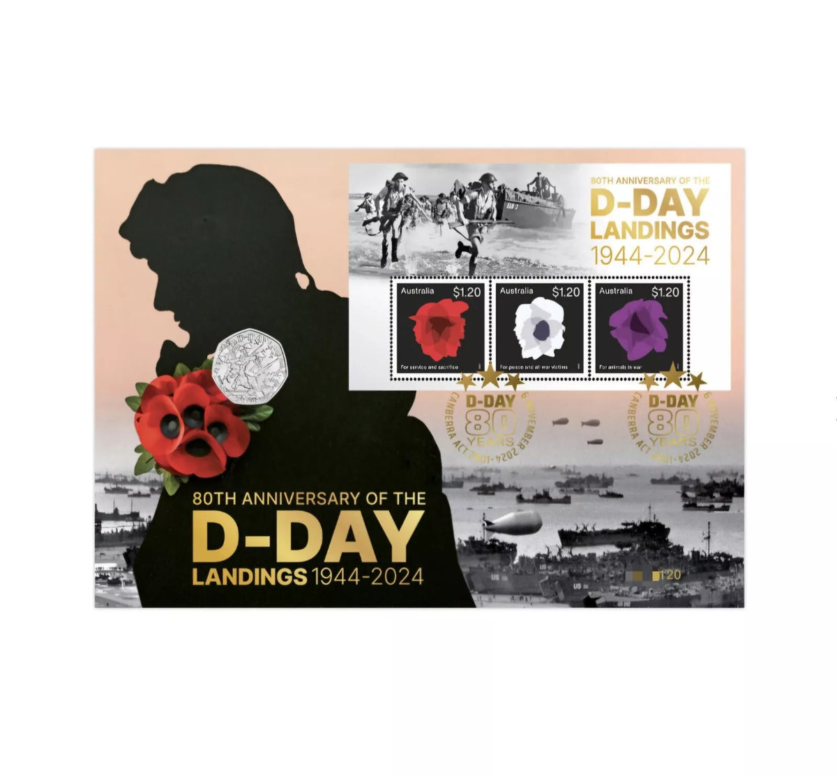 80th Anniversary of the D-Day Landings Prestige Limited-Edition PNC ...