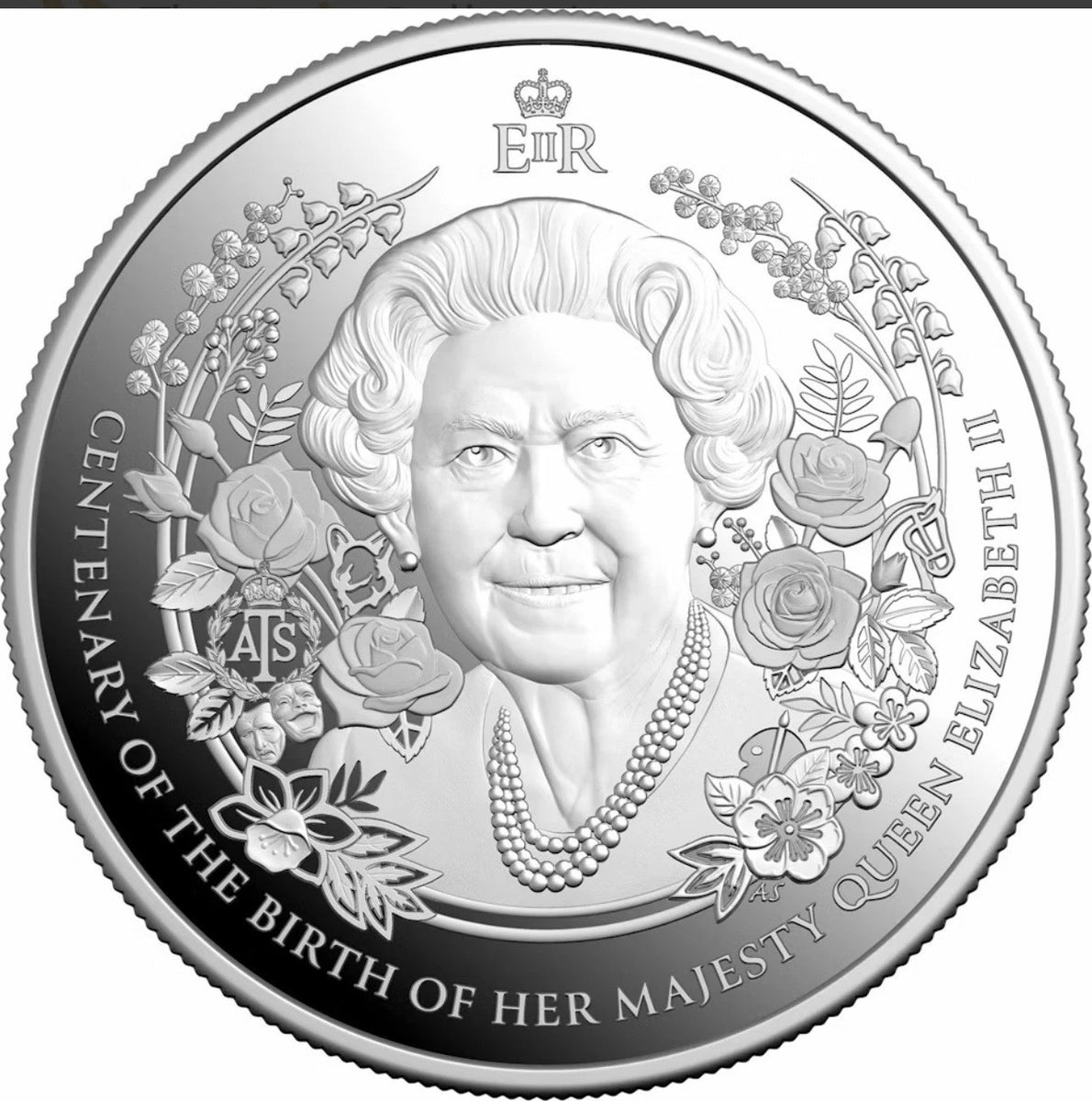 2026 $5 1oz Fine Silver Proof Coin – HM Queen Elizabeth II Centenary o ...