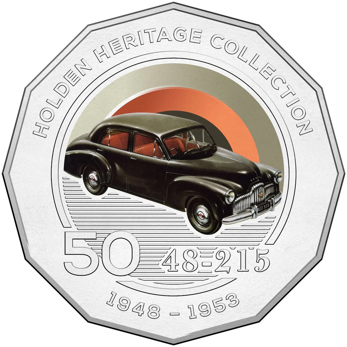 2016 50c Holden Heritage 48-215 (FX) Coin in Card – Thompsons Coins