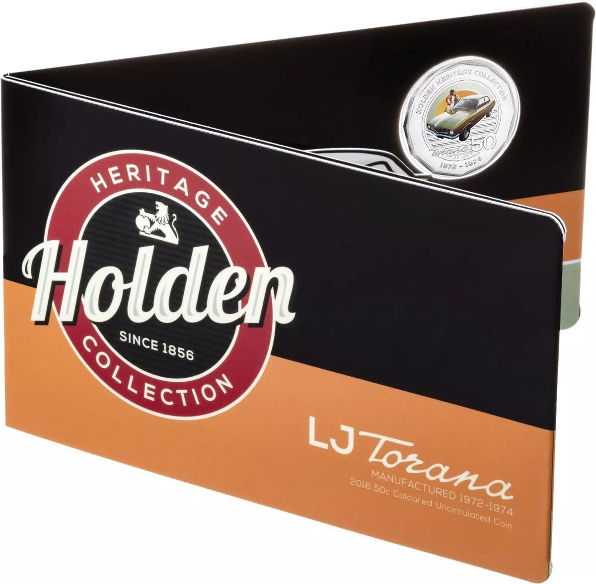 2016 50c Holden LJ Torana Coin in Card – Thompsons Coins