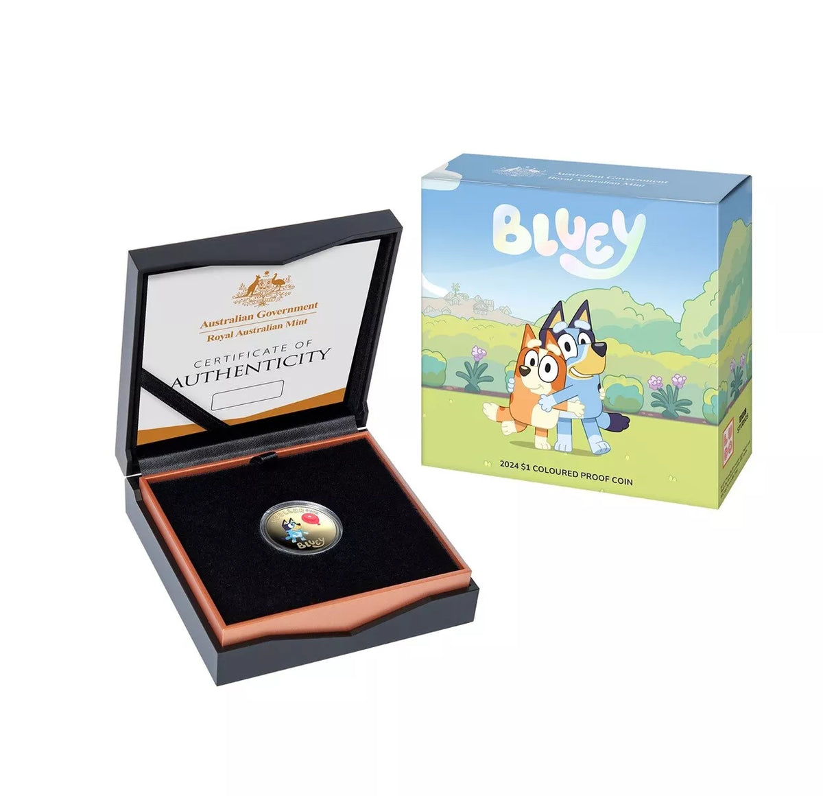 2024 Bluey $1 Proof Coin – Thompsons Coins