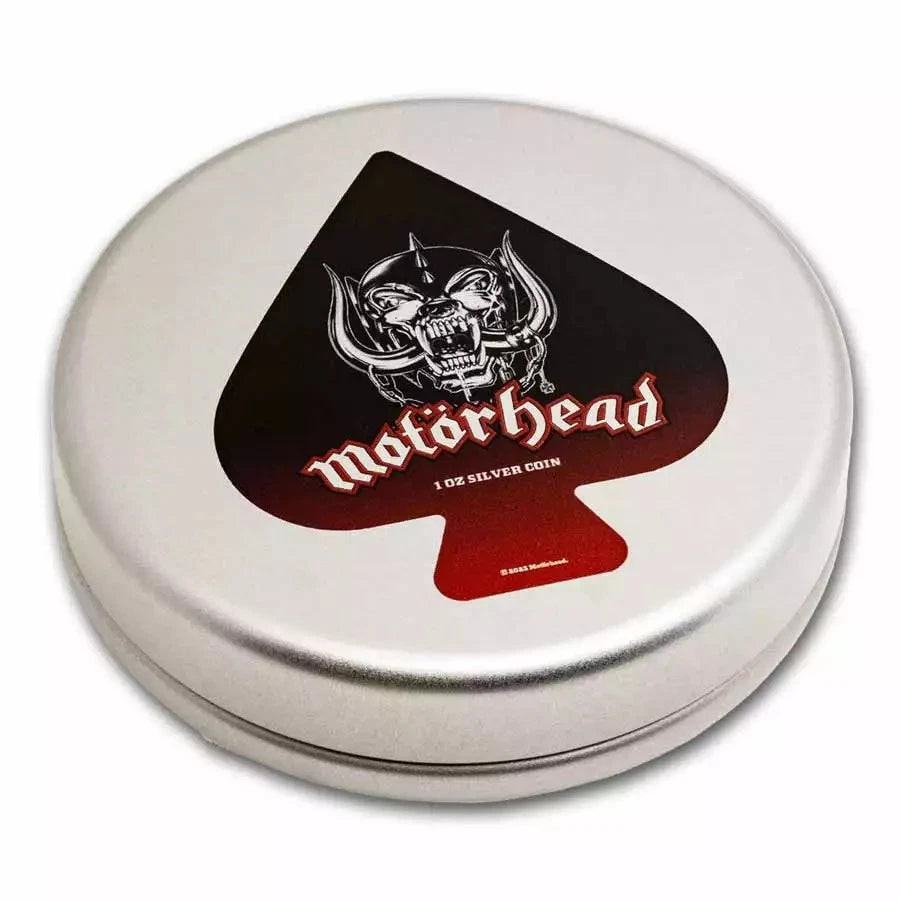 2024 Motorhead 1 oz Silver Black Antiqued Gilded Coin – Thompsons Coins