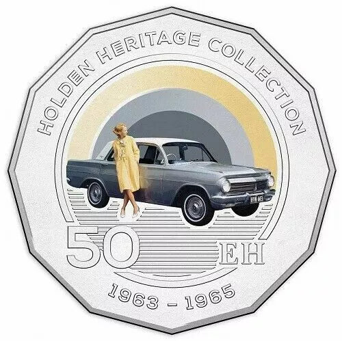 2016 50c Holden Heritage EH Coin in Card – Thompsons Coins