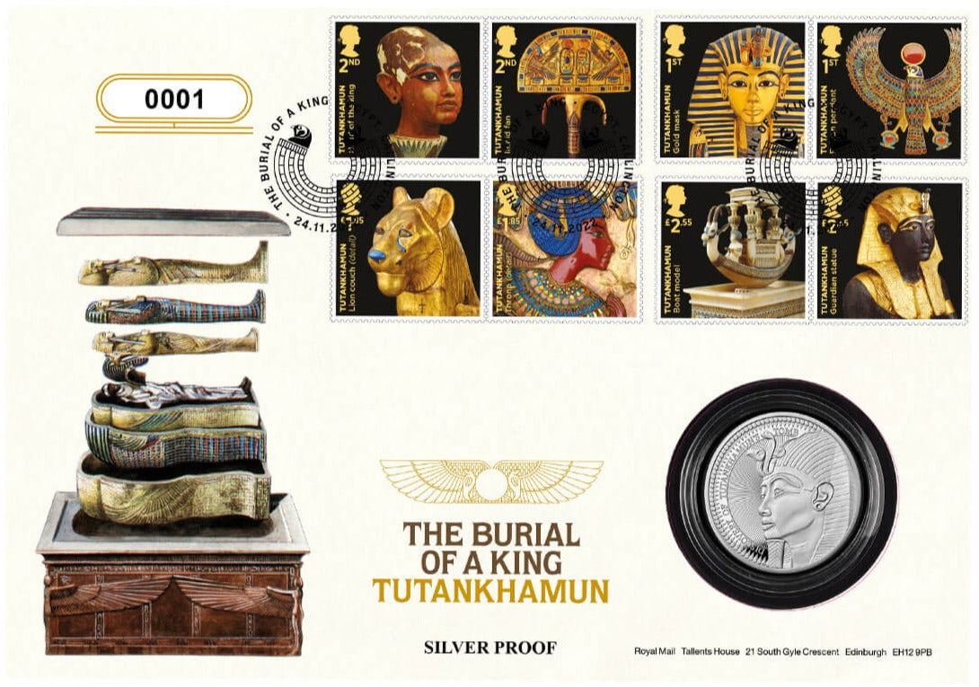 2022 GB 100th Anniversary of the Discovery of Tutankhamun's Tomb £5 Si ...