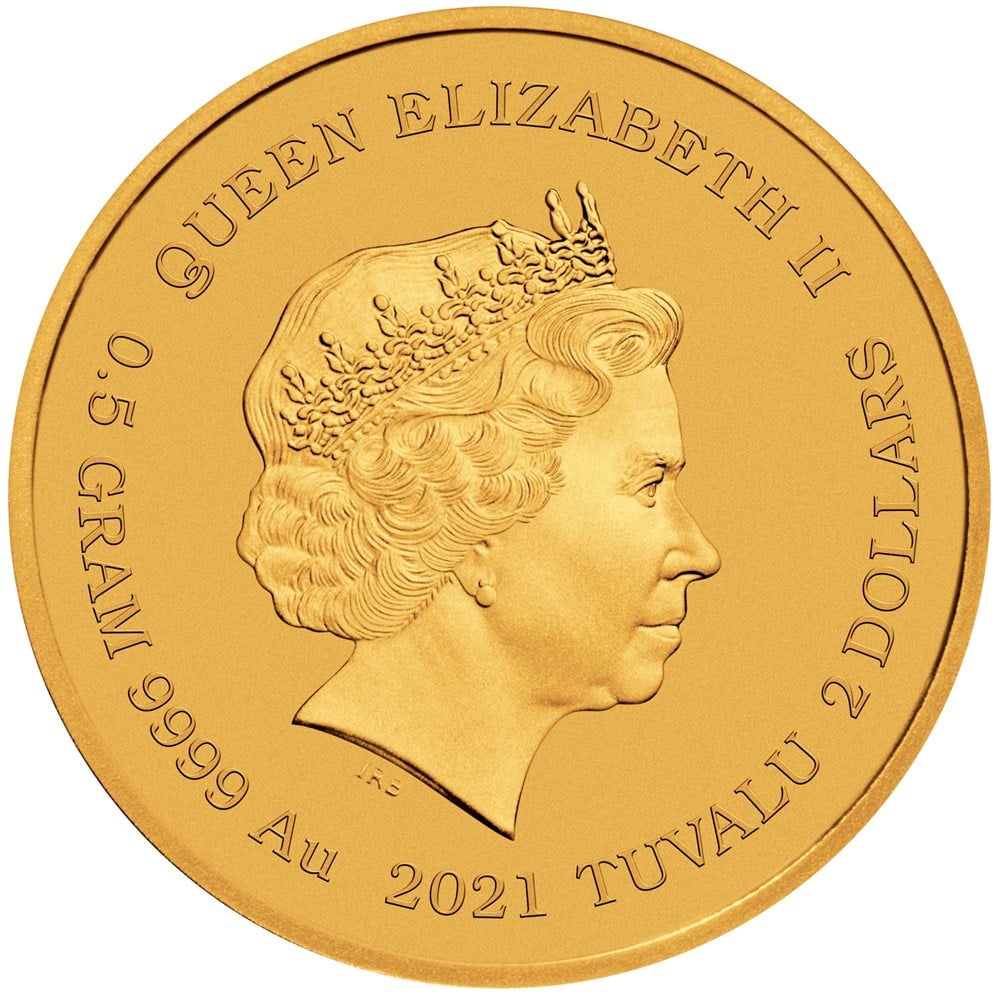 2020 007 James Bond 0.5g Gold Coin in Card – Thompsons Coins