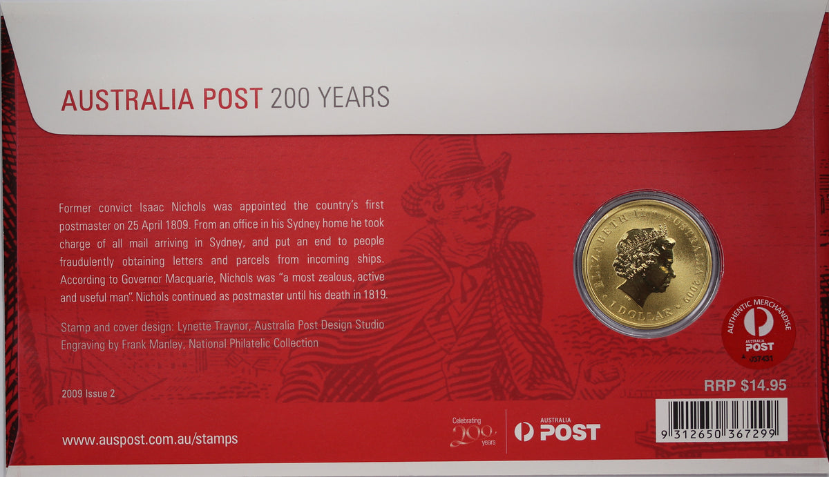2009 200th Anniversary of Australia Post PNC – Thompsons Coins