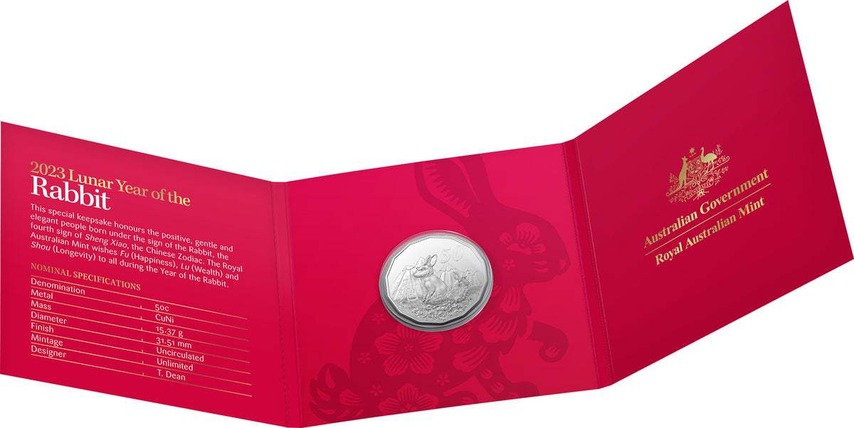 2023 Lunar Year of the Rabbit 50c Tetra Decagon Coin – Thompsons Coins
