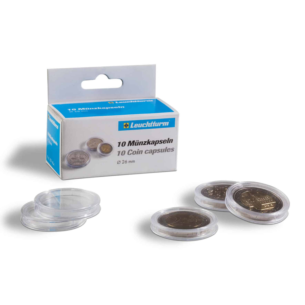 Lighthouse Coin Capsules 22mm Pack of 10 (2c) – Thompsons Coins